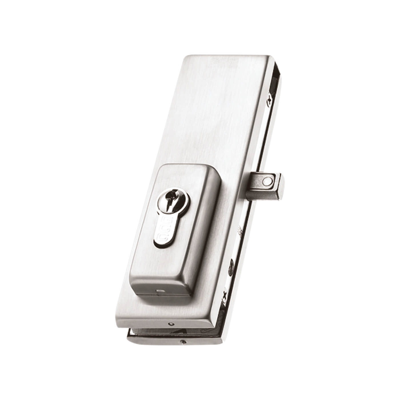 Corner Patch Lock for Glass Doors | IronmongeryDirect