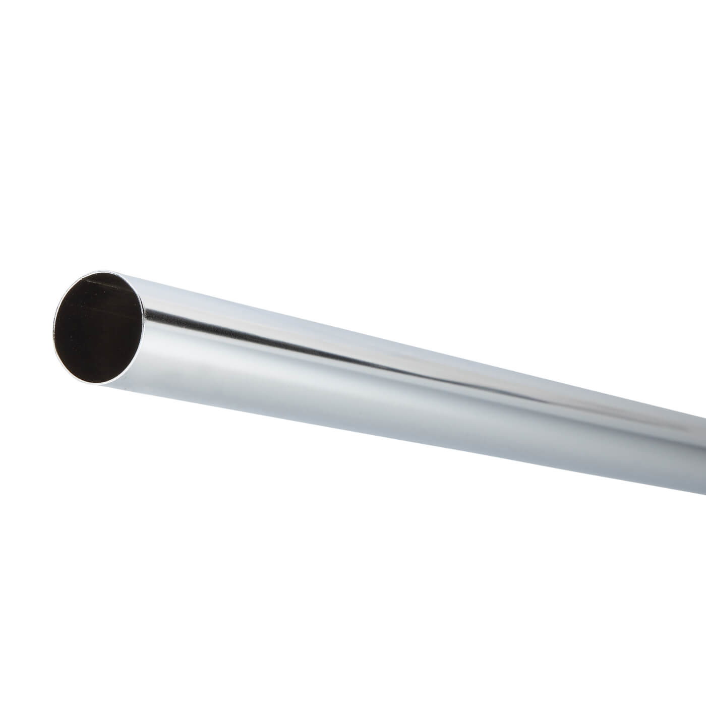 25mm Round Steel Tube - 2500mm Length - Chrome Plated | IronmongeryDirect