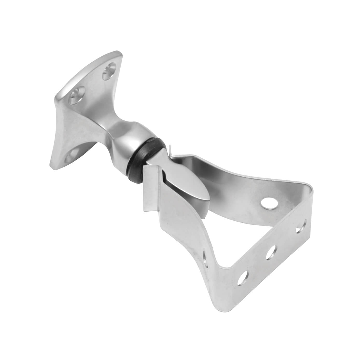 Push/Pull Clip Door Holder - 65mm - Satin Chrome | IronmongeryDirect