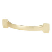 Touchpoint Wave Cabinet Handle - 96mm Centres - Satin Brass ...